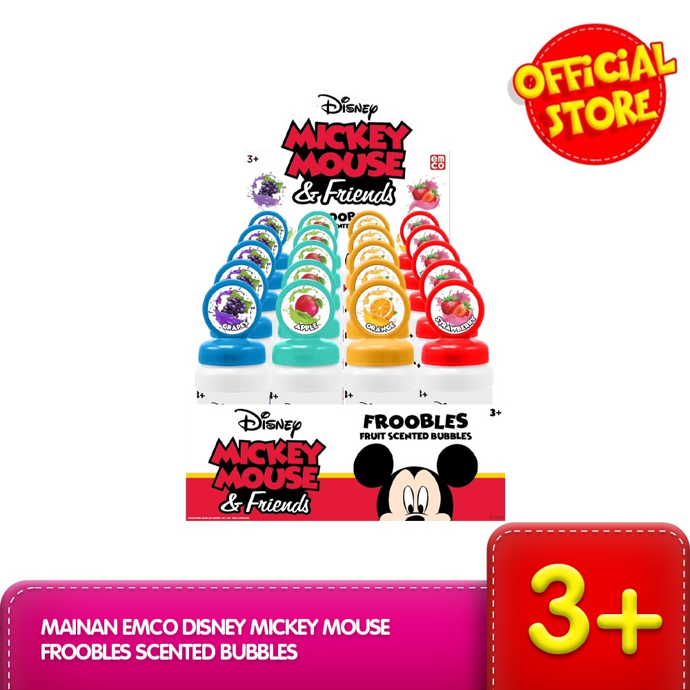 Jual Mainan EMCO Disney Mickey Mouse Froobles Scented Bubbles | Shopee ...