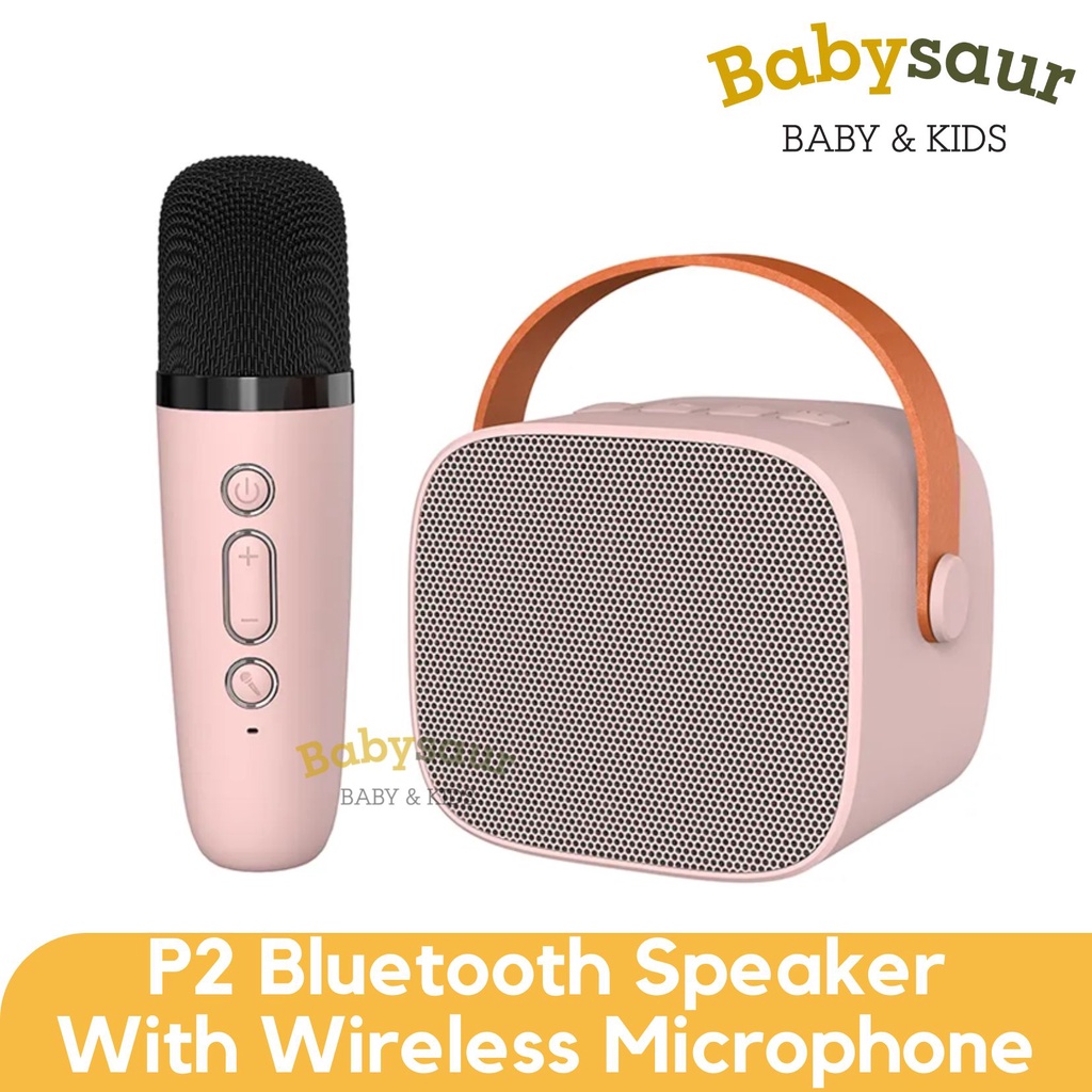 Jual P2 Wireless Portable Karaoke Super Full Bass Mini Speaker E ...