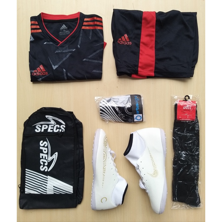 Jual PAKET KOMPLIT Sepatu futsal boots CR7 MERCURIAL TIEMPO gred ori ...