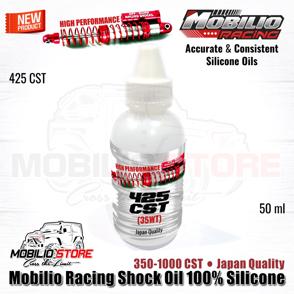 Jual Mobilio Racing Shock Oil RC 100% Silicone 350-1000 CST Japan ...