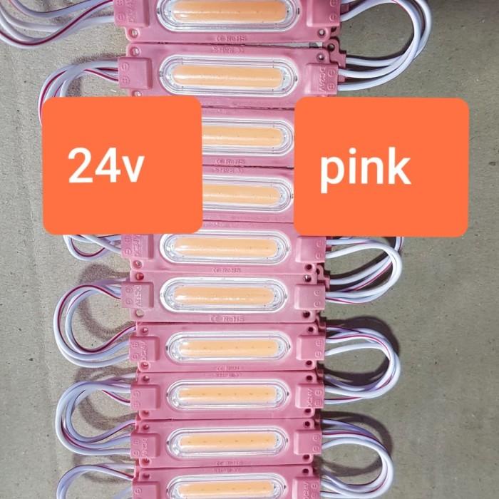 Jual 24v pink merah muda lampu led modul drl senja stoplamp rem unggu ...