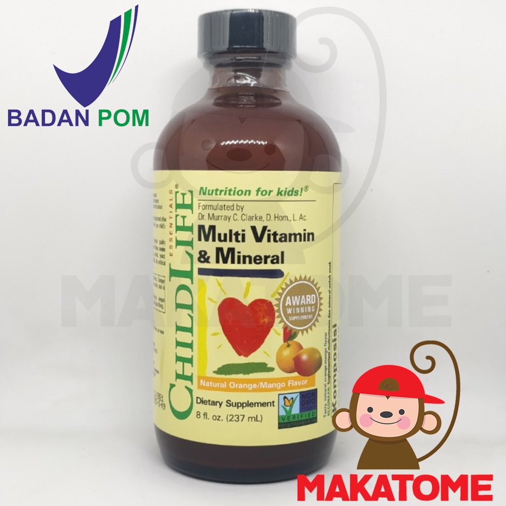Jual ChildLife Multivitamin 237 ml 237ml Child life Multi Vitamin anak ...