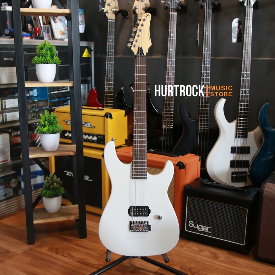 Jual Samick SS 51 White Gitar Elektrik Single Pickup | Shopee Indonesia