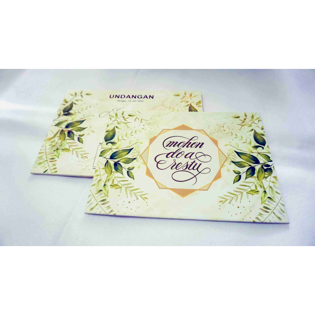 Jual Undangan Pernikahan Hard Cover, Free Plastik & Tempelan Nama ...