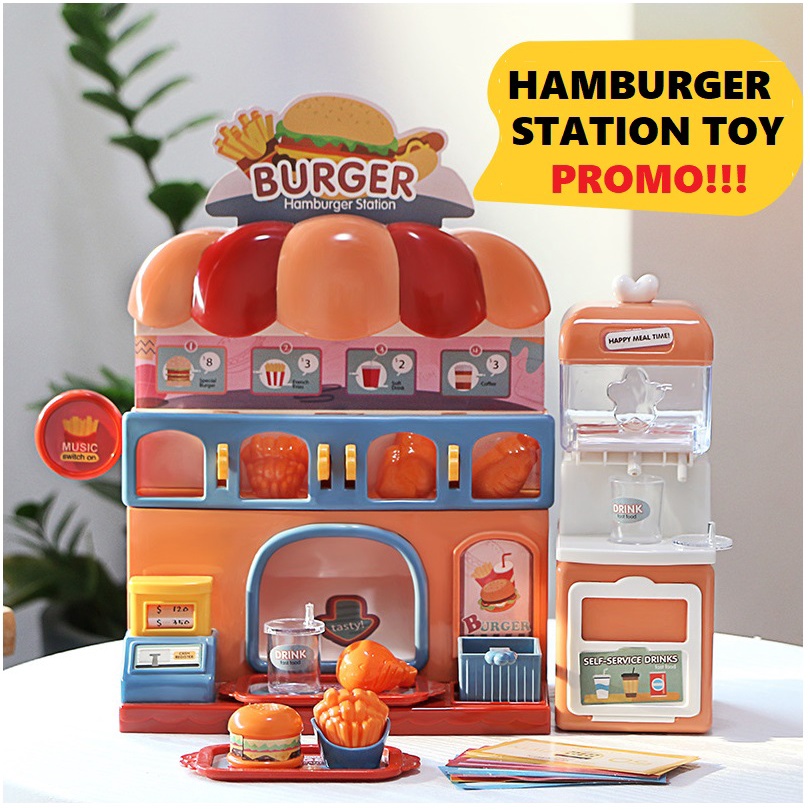 Jual MAINAN DIY ANAK HAMBURGER / HAMBUGER PRETEND PLAY PERAN ANAK ...