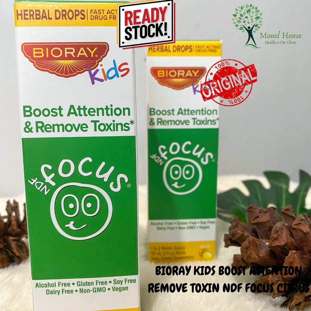Jual [READY STOCK]BIORAY KIDS BOOST ATTENTION REMOVE TOXIN NDF FOCUS ...