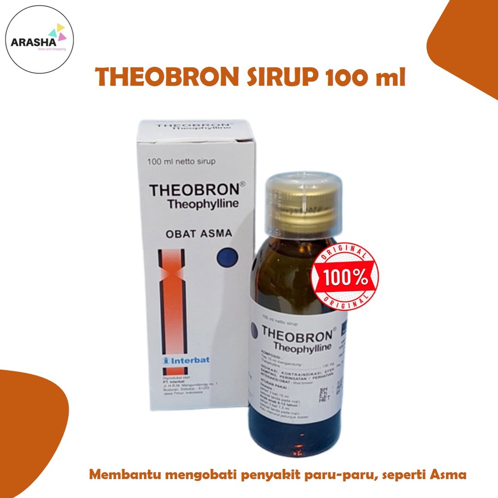 Jual THEOBRON SIRUP 100 ML Obat Asma/Sesak Nafas/Penyakit Paru Paru ...