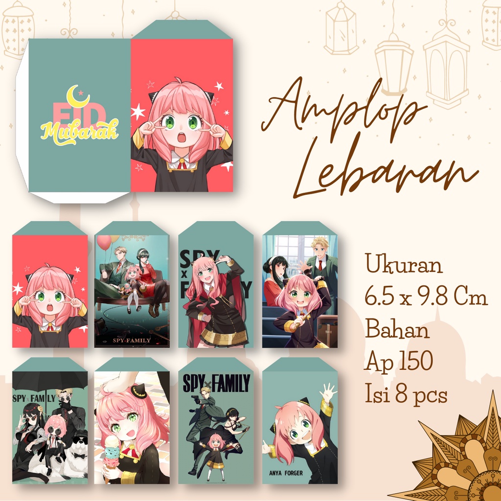 Jual amplop lebaran anime spy x family | Shopee Indonesia