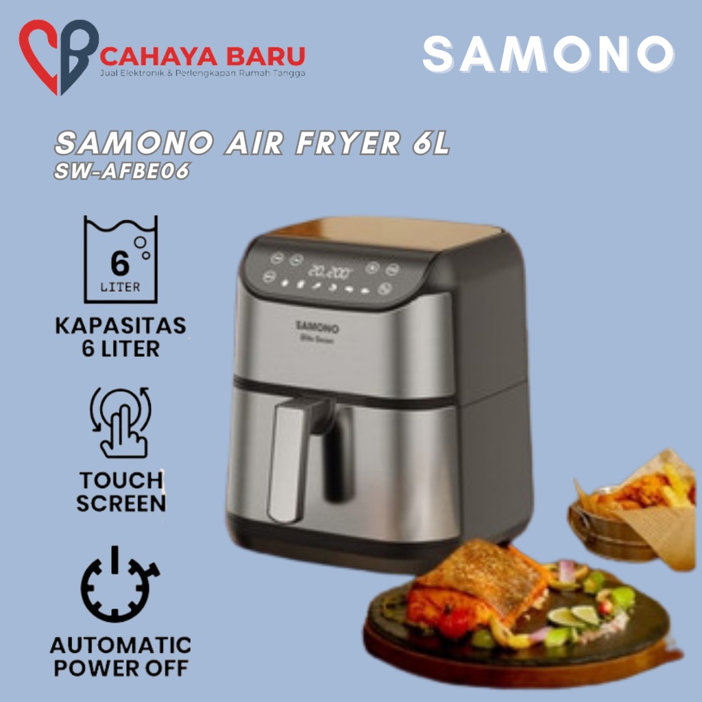 Jual SAMONO AIR FRYER 6L SW-AFBE06 | Shopee Indonesia