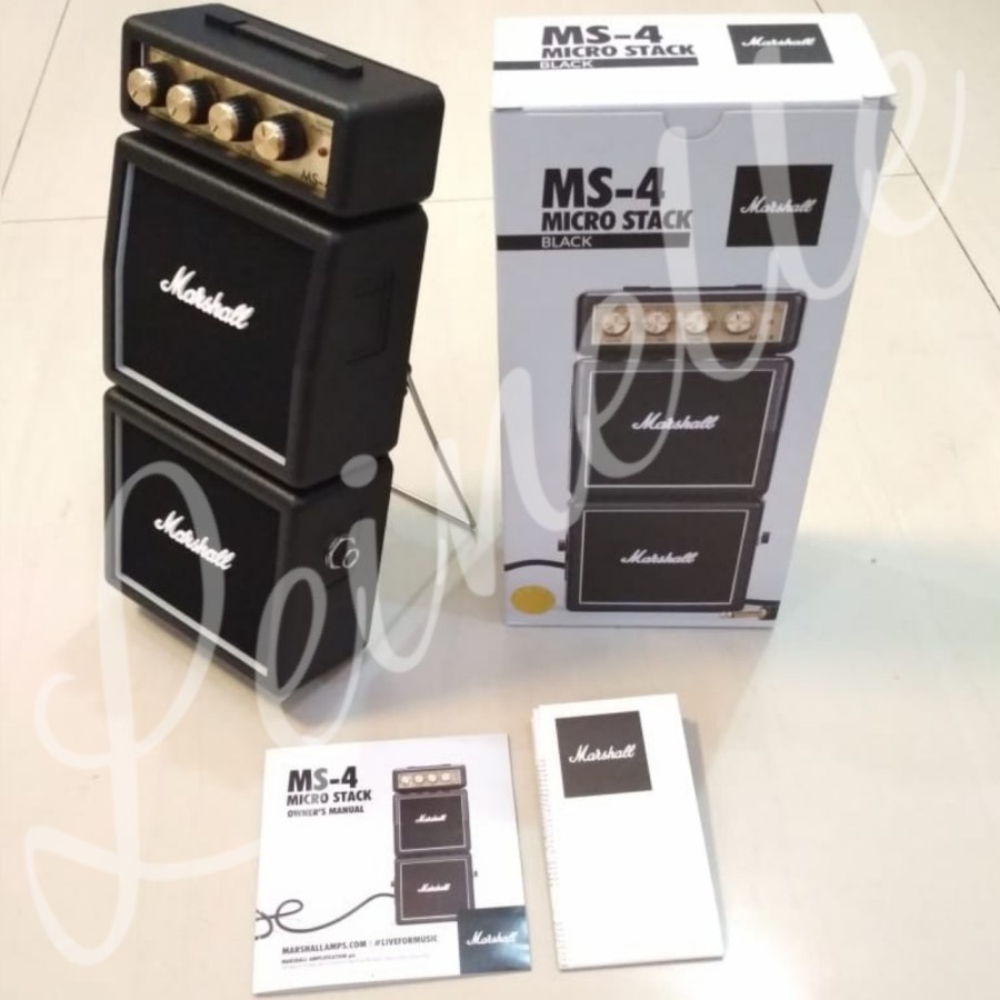 Jual Marshall MS-4 Micro Stack Mini Guitar Amplifier Ampli Gitar Kecil ...