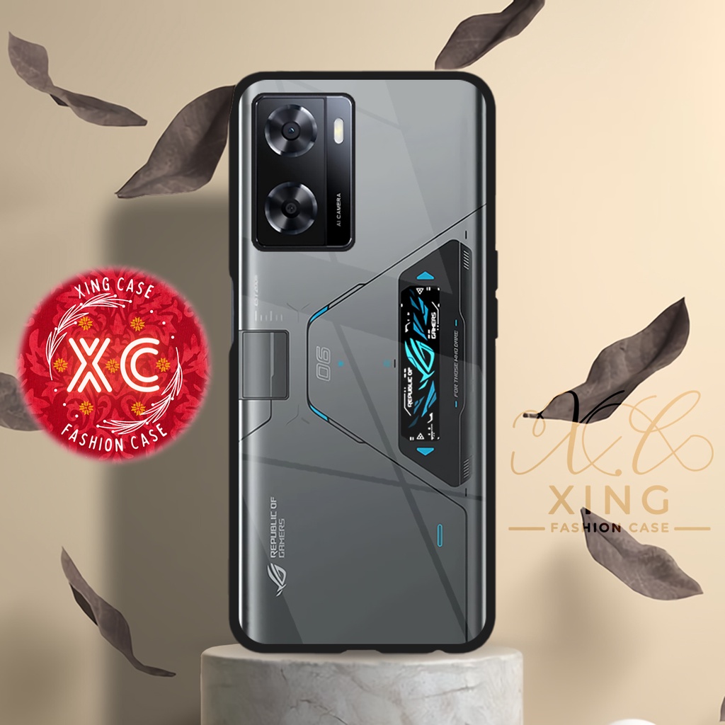 Jual |EZ20| XING CASE OPPO A57 A77 A77S 4G GLOSSY KILAU EFEK KACA ...