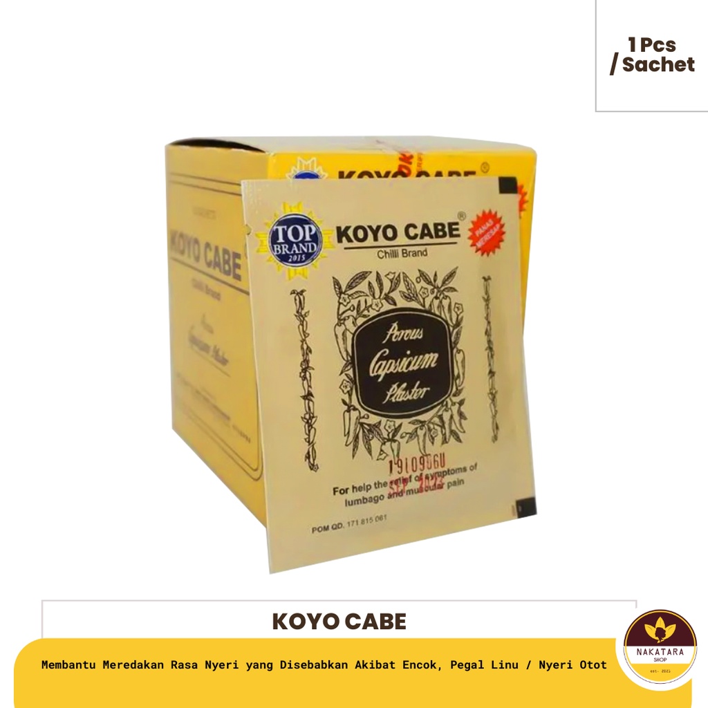 Jual KOYO CABE ECERAN 1 SACHET ISI 10 LEMBAR CAP INDOSAR | Shopee Indonesia