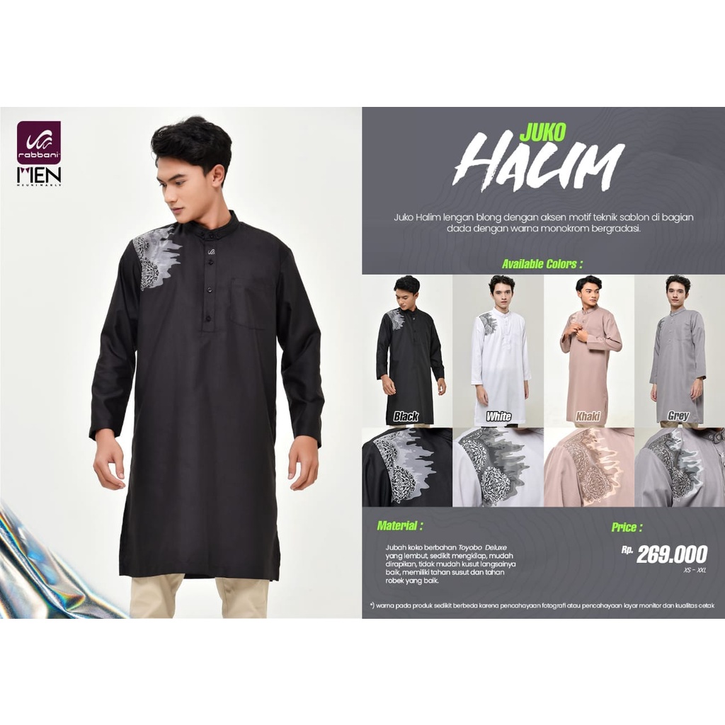 Jual PROMO!! Jubah Koko Rabbani - Juko Halim | Shopee Indonesia