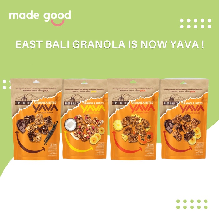 Jual YAVA East Bali Cashews Granola Bites 125gr - Healthy Snack Vegan ...