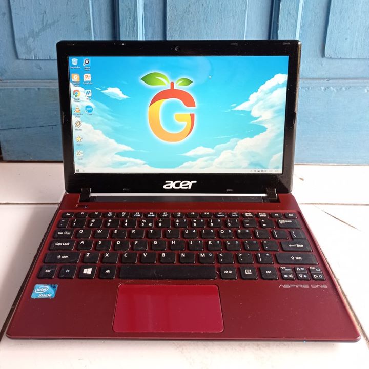 Jual Notebook Acer Aspire One 756 RAM 4GB SSD 128GB Windows 10 Warna ...
