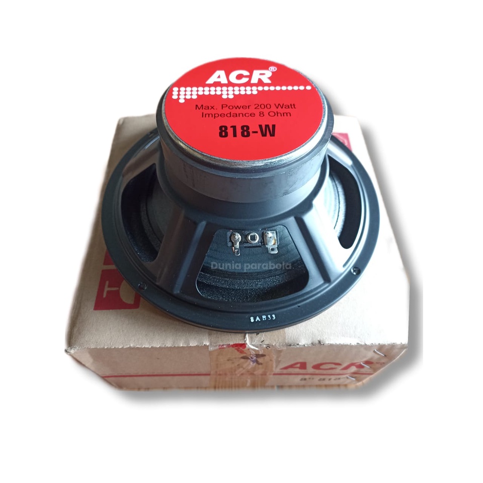 Jual Speaker ACR 8 Inch 818 Speaker Woofer ACR 8 inch 818-W 200 Watt ...
