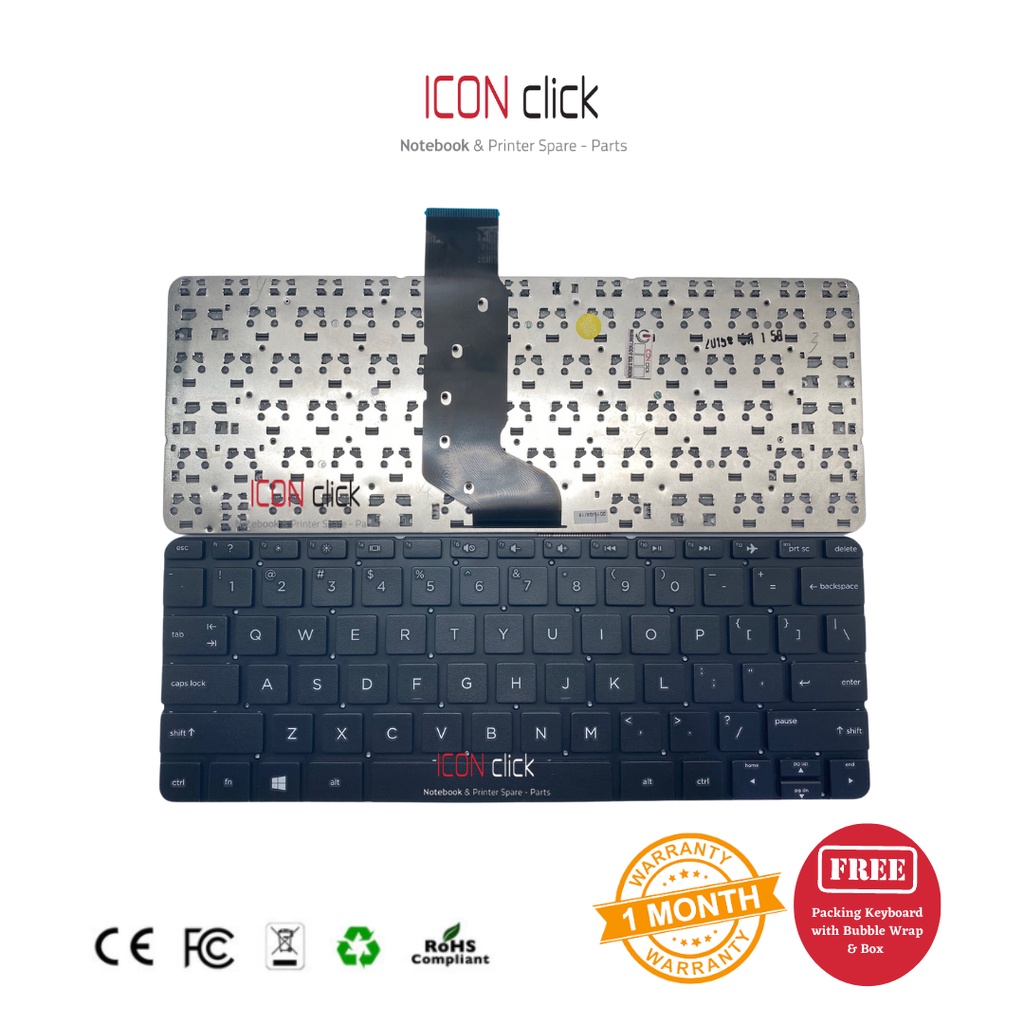 Jual Keyboard Laptop HP Stream 11-D010NR 11-D020NR 11-D077NR 11-D060SA ...