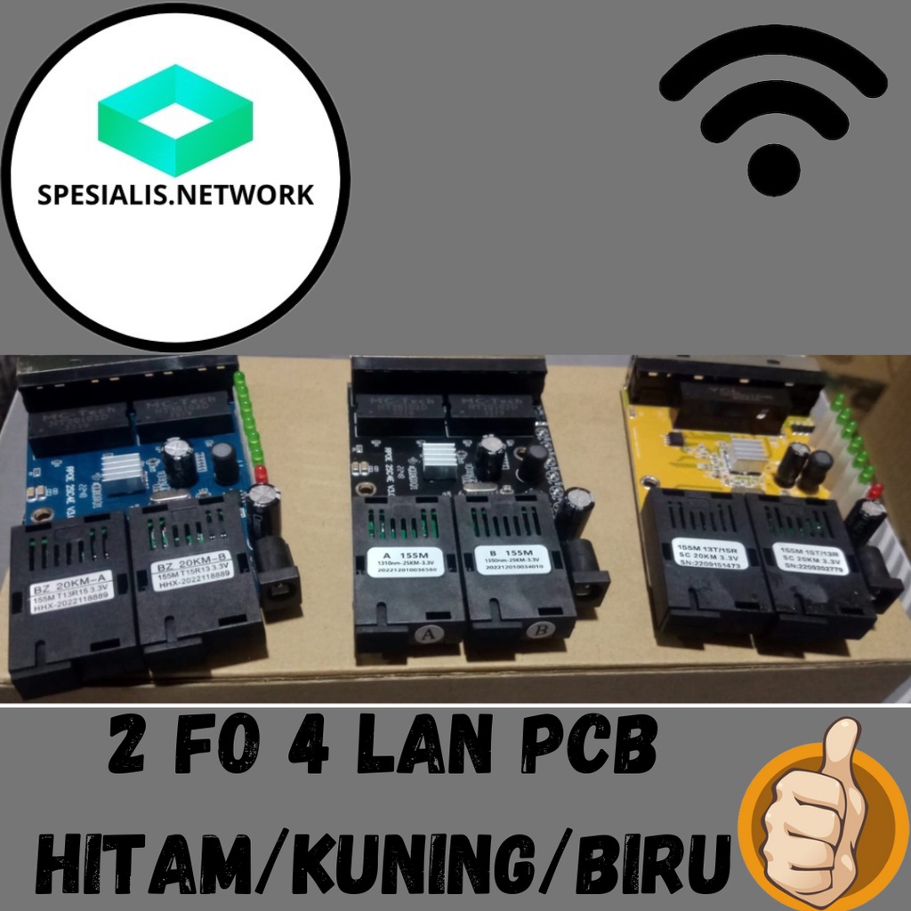 Jual KONVERTER 2 FO 4 LAN PCB | Shopee Indonesia