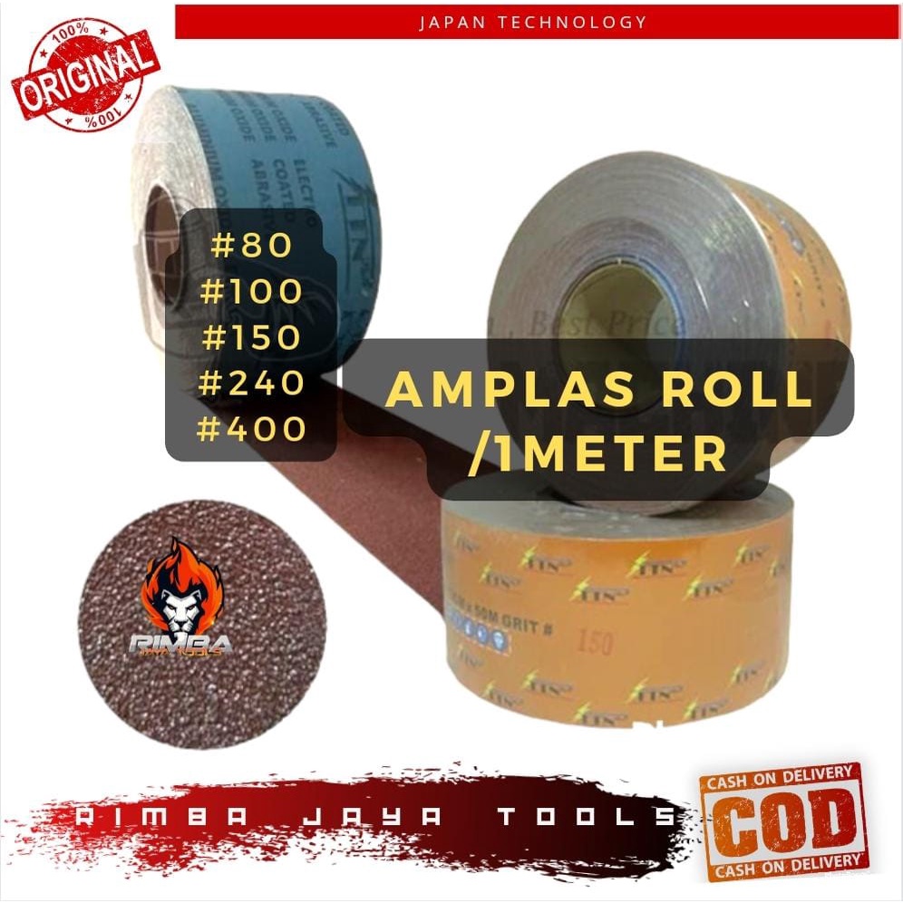 Jual Amplas Roll Meteran Ampelas Kayu Tembok TITAN-Perlengkapan Rumah ...