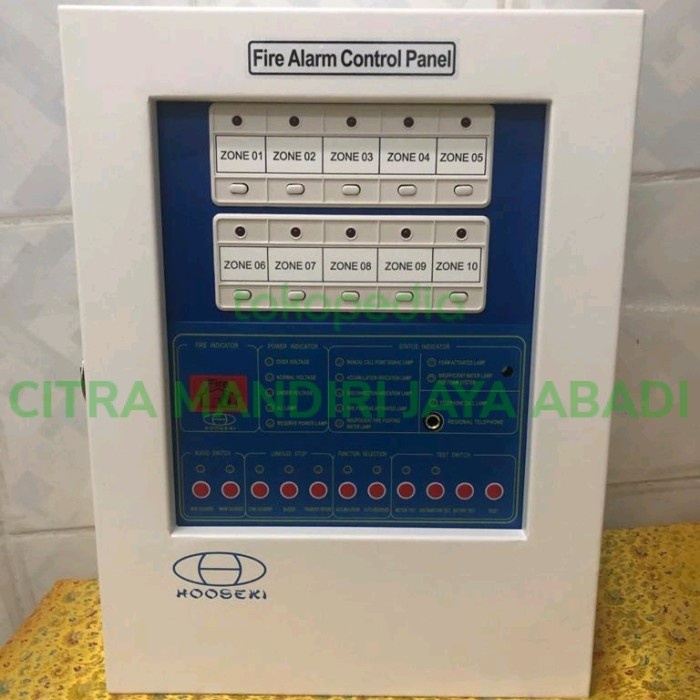 Jual Hooseki Fire Alarm Control Panel MCFA 10 Zone Zona HS-10L Original | Shopee Indonesia