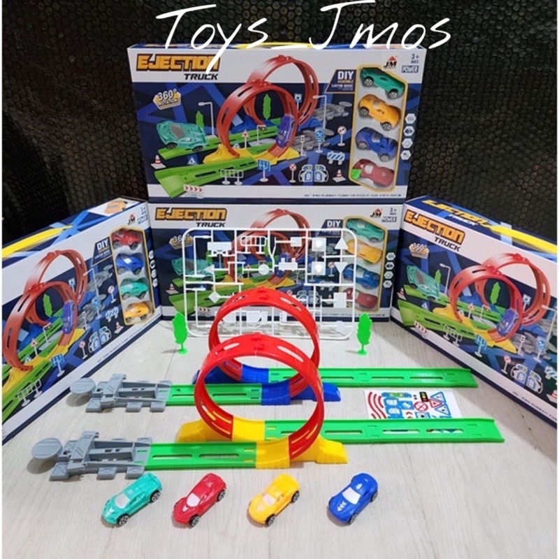 Jual MAINAN TRACK BALAP PELUNCUR 2JALUR LINTASAN 360DERAJAT | Shopee ...