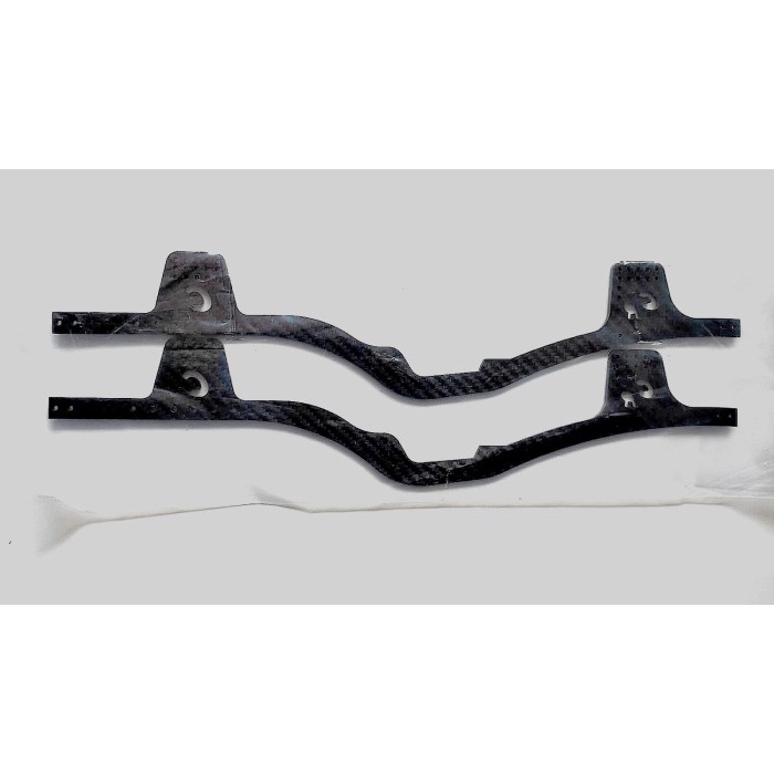 Jual 2Pcs Carbon Fiber LCG Chassis Frame Rails for 1/10 RC Car Crawler ...