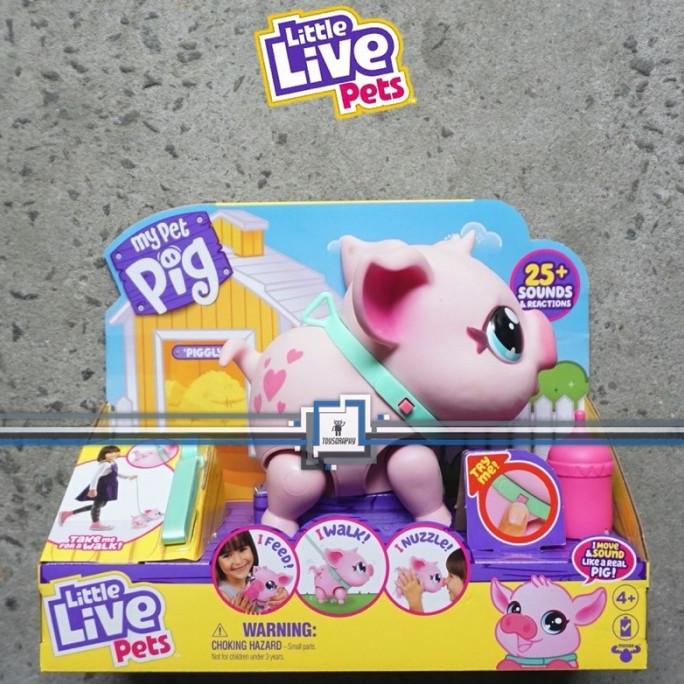 Jual Little Live Pets My Pet Pig Piggly Soft and Jiggly Interactive ...