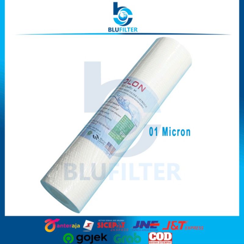 Jual PP FILTER AIR KOLON 10” 10 INCI MICRON 01 / SPUN SEDIMEN CARTRIDGE ...