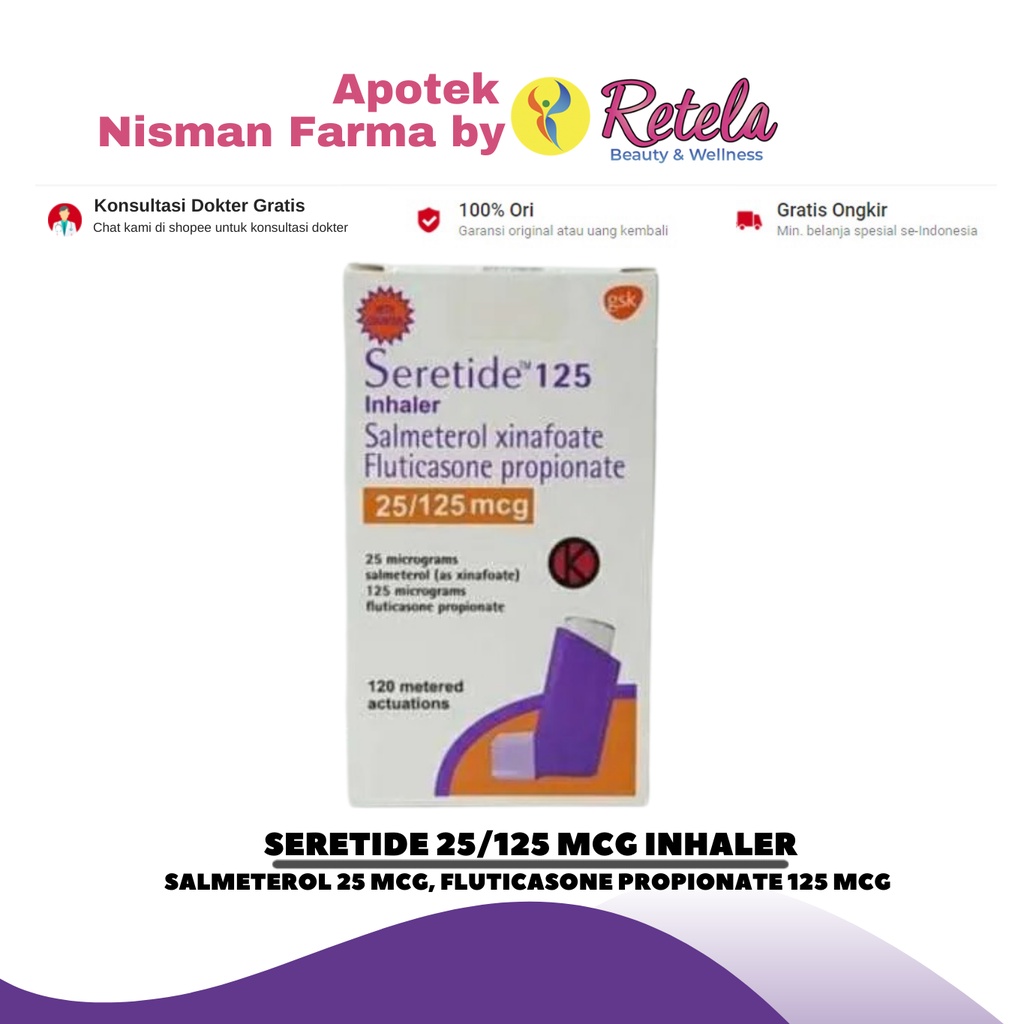 Jual SERETIDE INHALER 25/125 MCG BOX | Shopee Indonesia