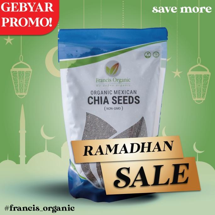 Jual PRODUK ORGANIC CHIA SEEDS 500GRAMS (FRANCIS ORGANIC) | Shopee ...