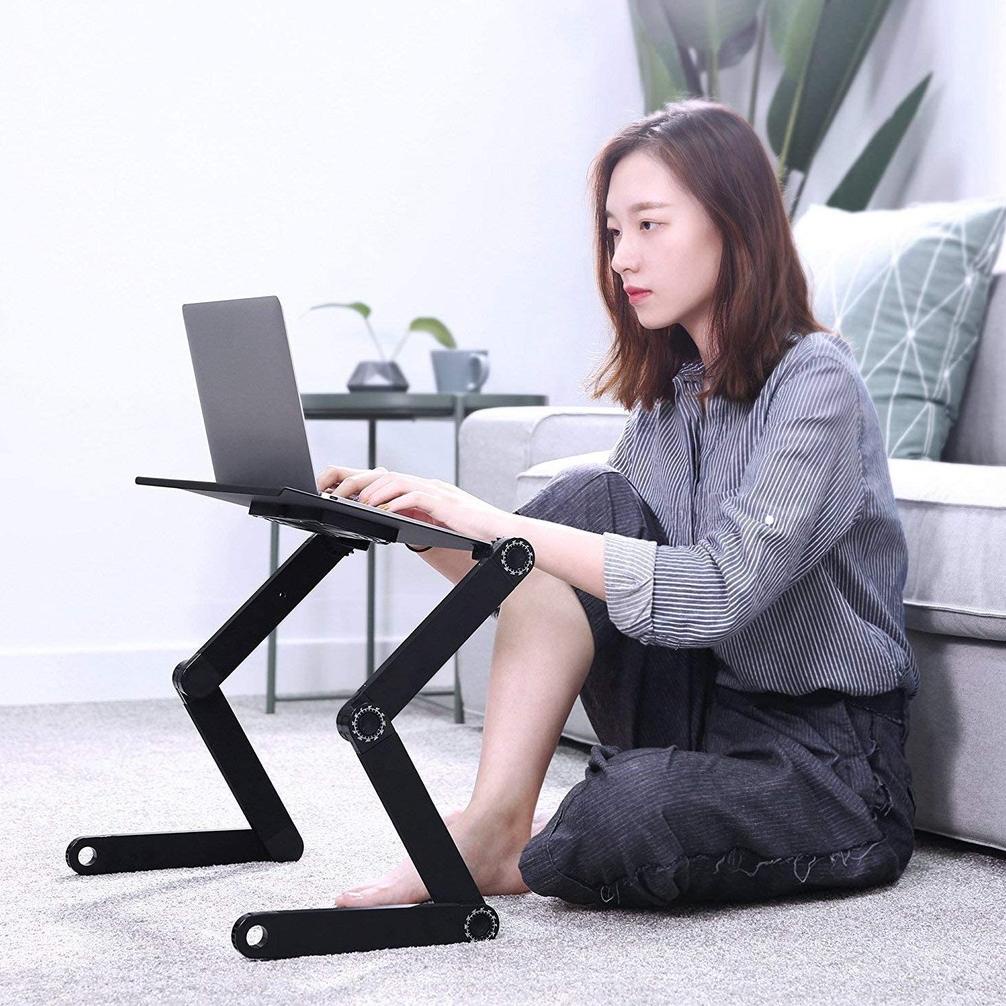 Jual Meja Laptop Plus Kipas Pendingin Dan Mousepad/ Meja Laptop ...