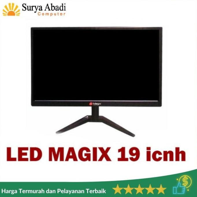 Jual Monitor Led 19 Inch | Monitor Led Magix 19" Inch Ungeje23 | Shopee ...