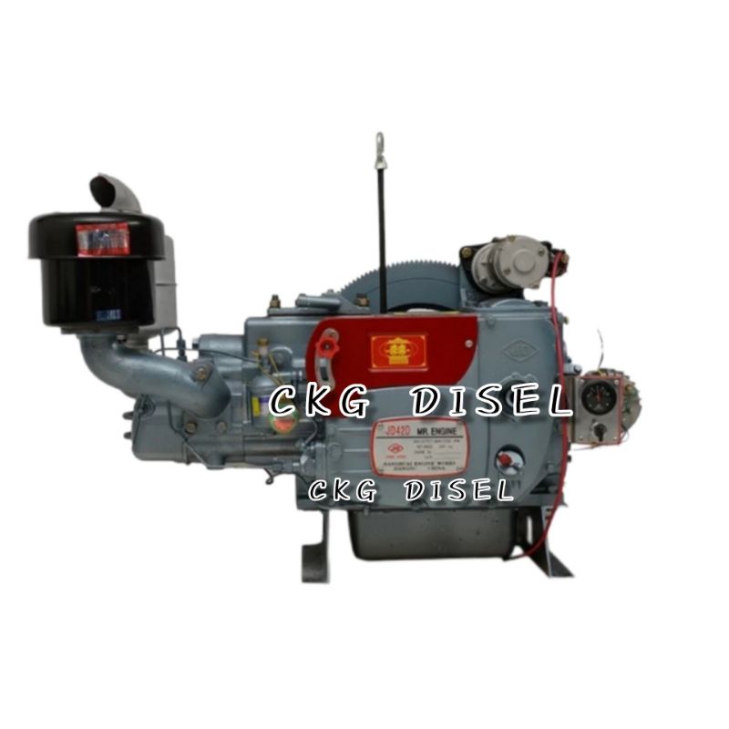 Jual Mesin Diesel Jiang Dong JD 42D T/T Tanpa Tengki Elektrik Stater 40 PK | Shopee Indonesia