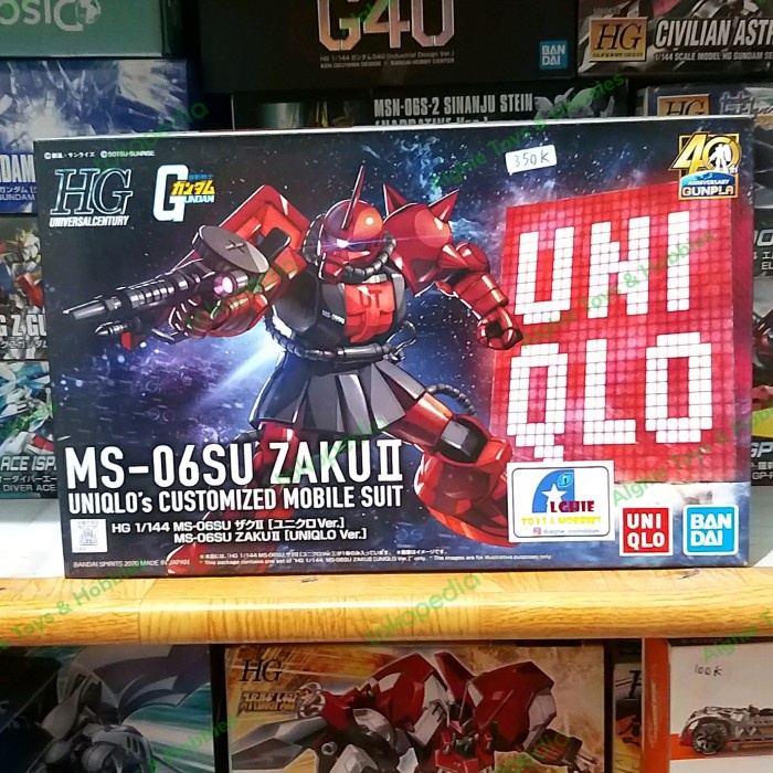 Jual Promo!!! Gunpla Bandai Hg Uniqlo Gundam Limited Edition Termurah ...