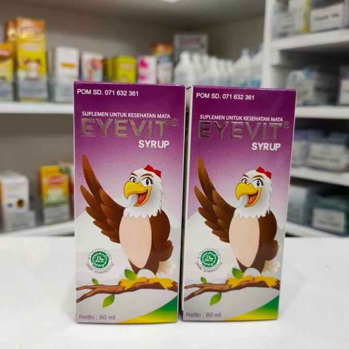 Jual Eyevit Sirup Isi 60ml Obat Vitamin Kesehatan Mata | Shopee Indonesia