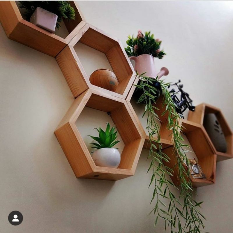Jual RAK DINDING AESTHETIC MINIMALIS, HIASAN DINDING KAYU RAK DINDING ...