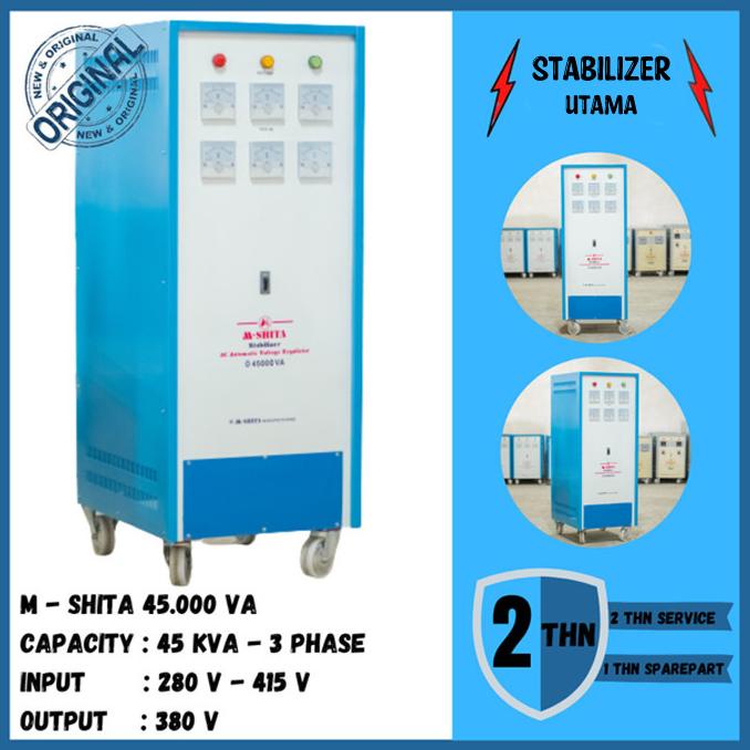 Jual Stabilizer Listrik Stavolt Matsushita / M-Shita 45000 Va 3 Phase ...