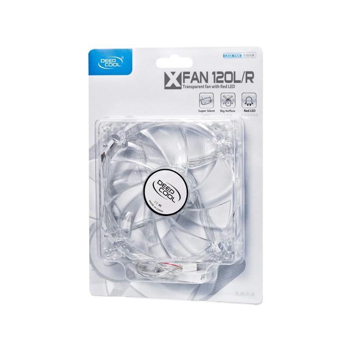 Jual Fan Deepcool Xfan 12Cm Red/Blue With Hydro Bearing 1800Rpm ...