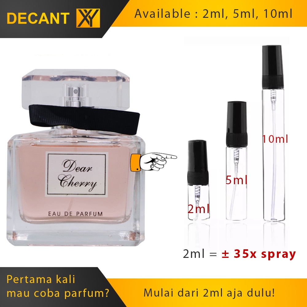 Jual Decant Fragrance World Dear Cherry For Women EDP 2ml 5ml 10ml ...