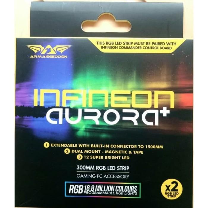 Jual Armaggeddon Infineon Aurora+ Rgb Led Strip For Pc Case Mod - 2 ...