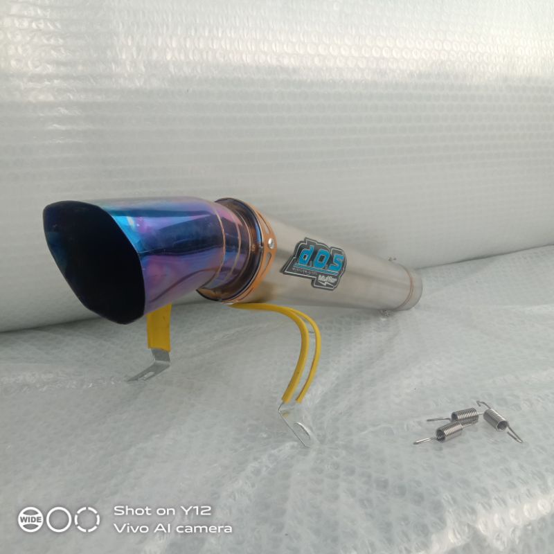 Jual exhaust silencer dos funnel diamond inlet 50/51mm | Shopee Indonesia