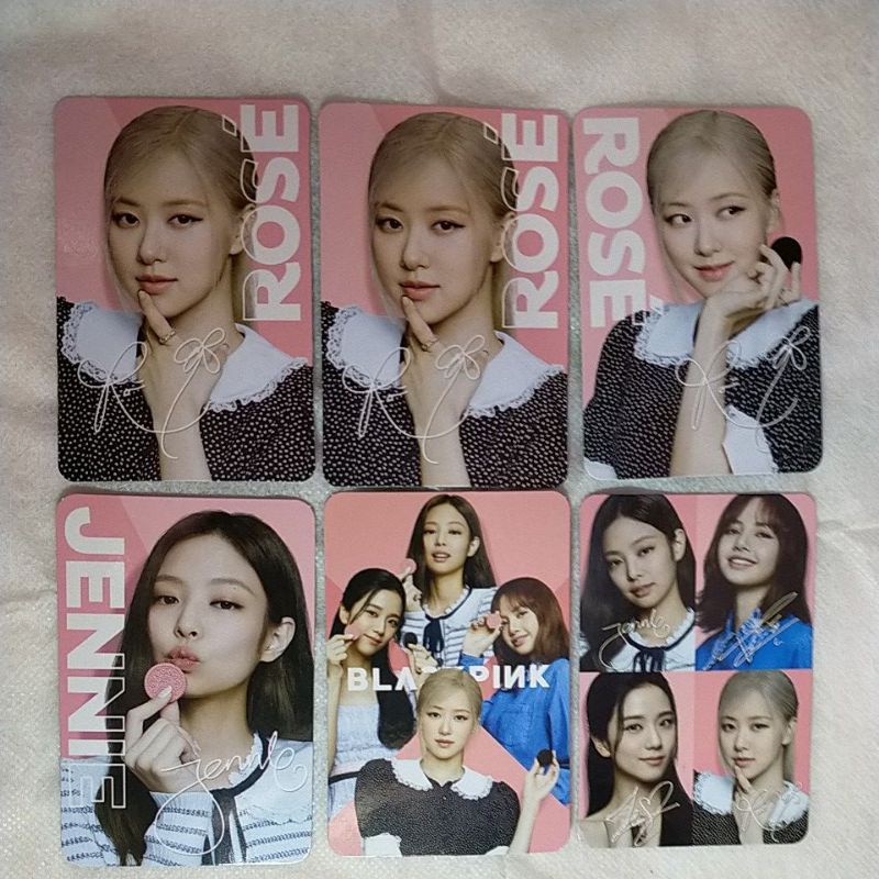 Jual PHOTOCARD OREO BLACKPINK EDITION ROSE JENNI LISA JISOO | Shopee ...