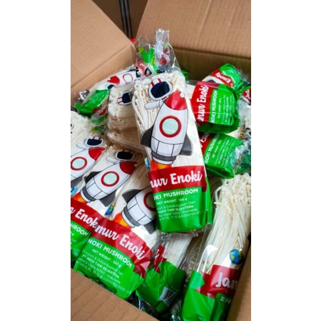 Jual JAMUR ENOKI 100 GRAM TERMURAH (MINIMAL 5 BUNGKUS) KHUSUS SOLO RAYA ...
