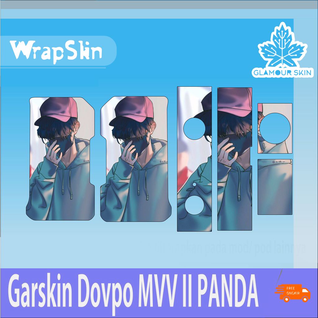 Jual Premium Dovpo MVV II PANDA VAPOR/MOD/POD Garskin skin Wrap Custom ...