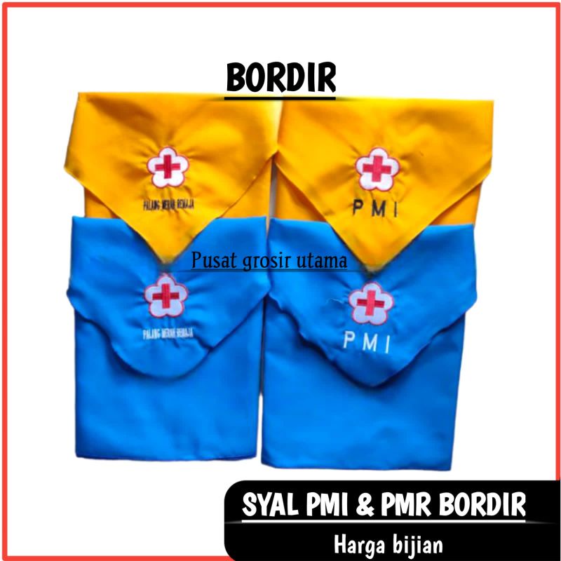 Jual Slayer syal PMI dan PMR madya wira(Bordir) | Shopee Indonesia