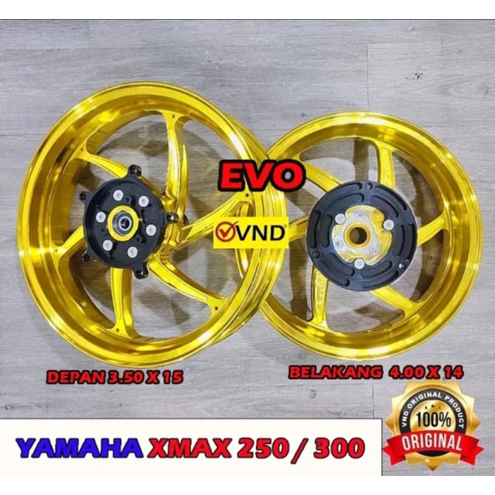 Jual Velg VND six star Xmax 250 Velg Racing Forged Xmax 250 - Gold ...