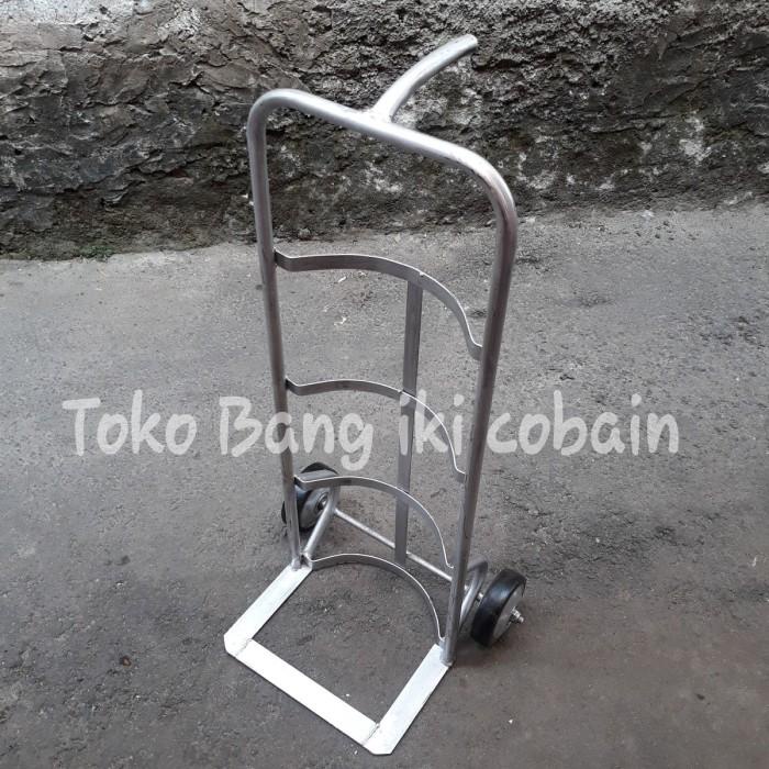 Jual Trolley Galon Air Gerobak Troly Galon Air Troli Gas alat angkut ...