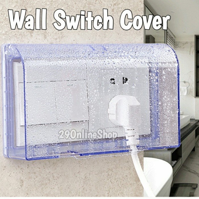 Jual cover box kotak kontak colokan steker dinding switch on saklar ...
