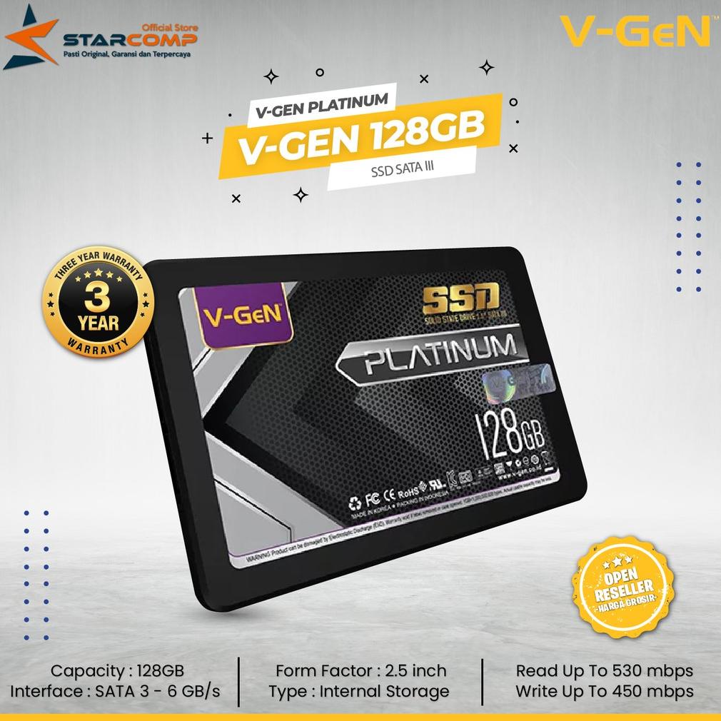 Jual V-GeN SSD 128GB SATA III VGEN SOLID-STATE 2.5" | Shopee Indonesia