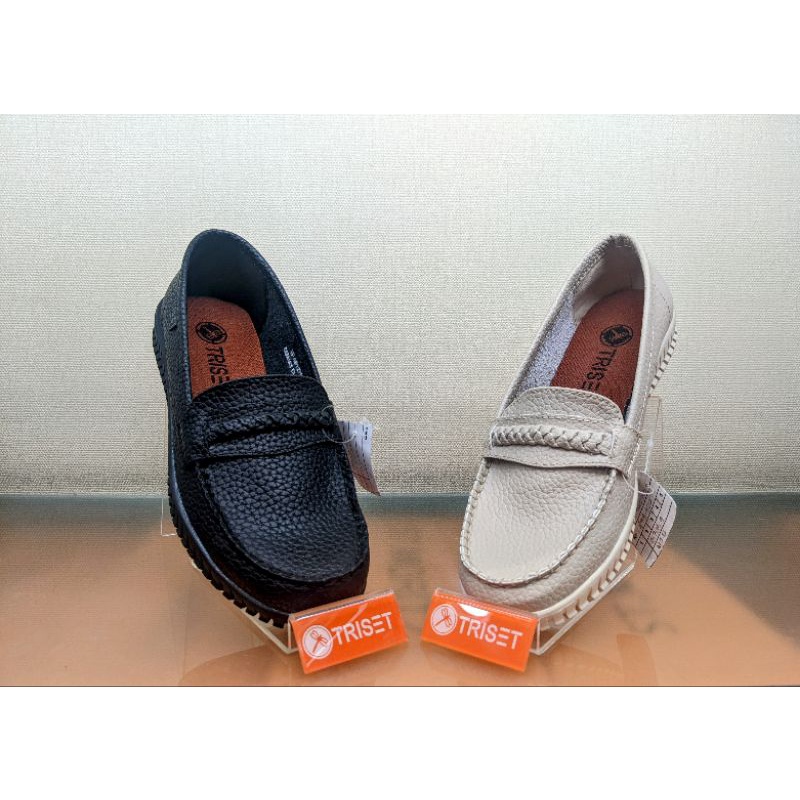 Jual Sepatu slip on Loafers Original Triset | Shopee Indonesia